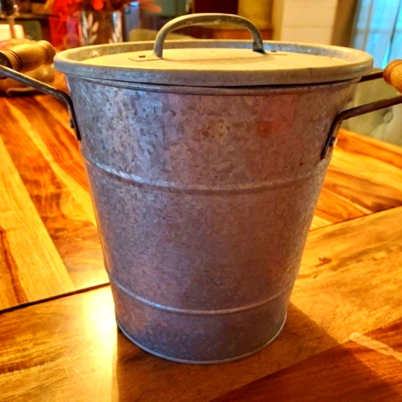 Kitchen | Galvanized Rustic Ice Bucket Wlid Insert | Poshmark